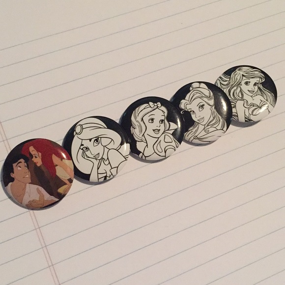 Disney | Accessories | Disney Princess Pins | Poshmark